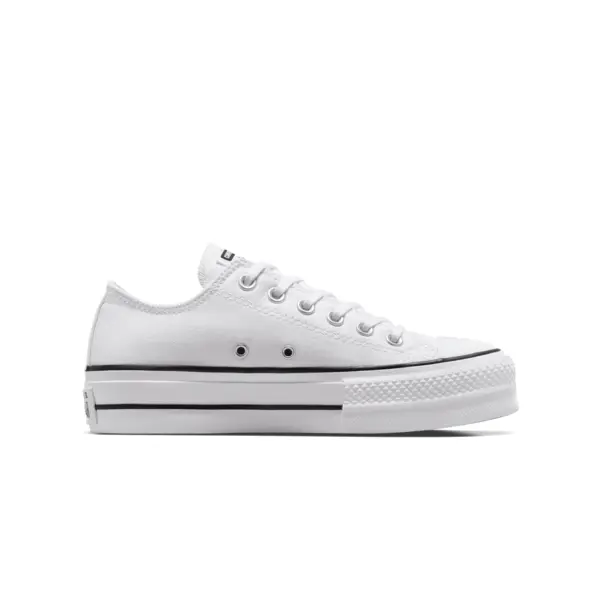 CONVERSE Chuck Taylor All Star Lift Platform Canvas Sneakers - White