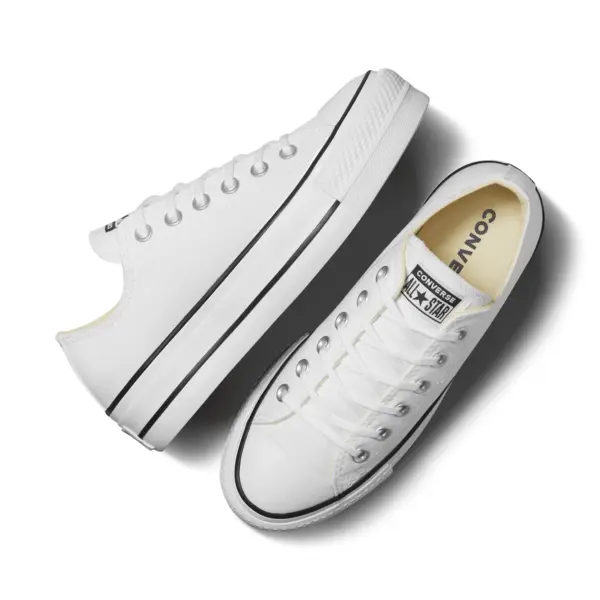 CONVERSE Chuck Taylor All Star Lift Platform Canvas Sneakers - White