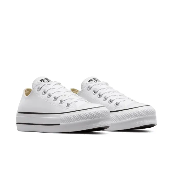 CONVERSE Chuck Taylor All Star Lift Platform Canvas Sneakers - White