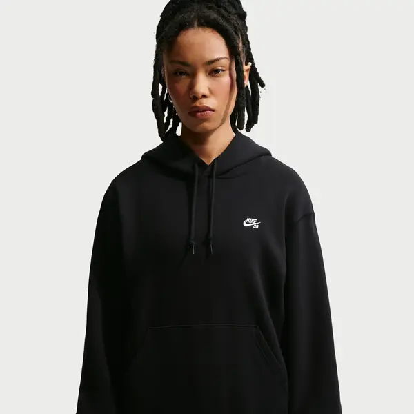Nike Fleece Pullover Hoodie - Black