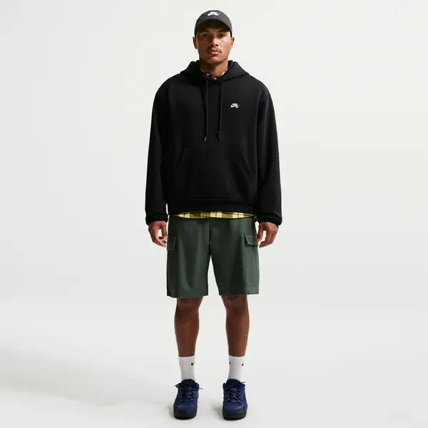 Nike Fleece Pullover Hoodie - Black