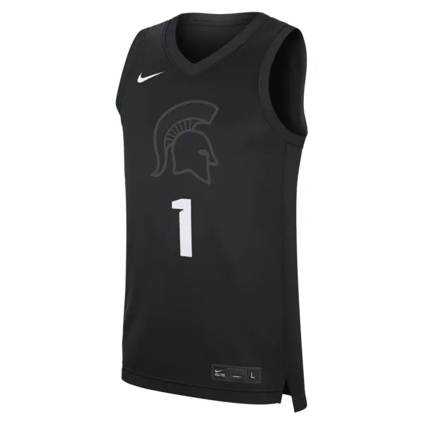 Nike Michigan State Spartans Replica College Basketball Jersey - Black