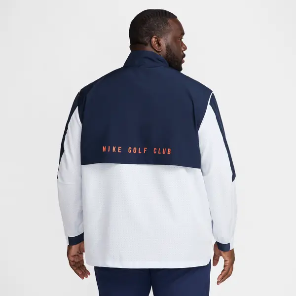 Nike Golf Club Dri-Fit 1/2-Zip Golf Jacket - Blue | Editorialist