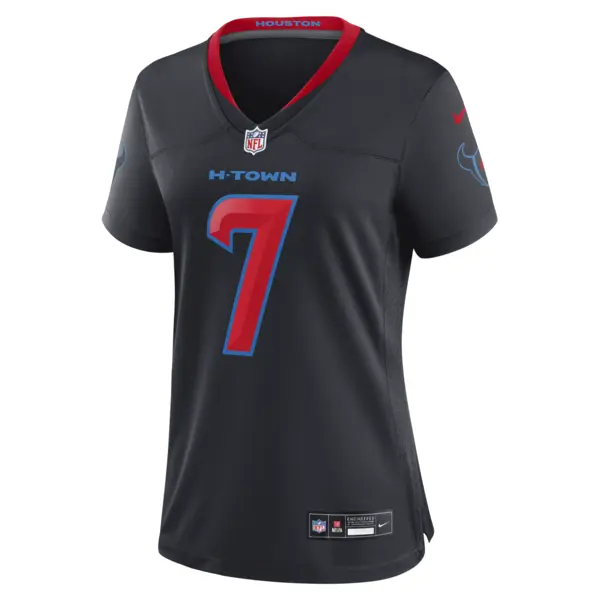 Nike Houston Texans Nfl Game Football Jersey - Blue