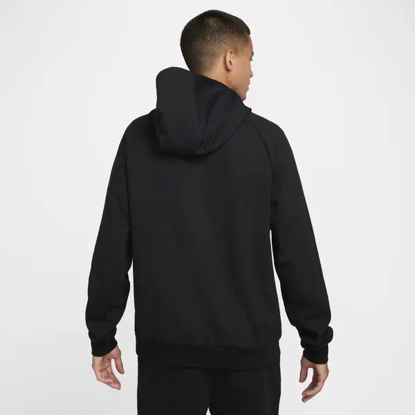 Nike Primary Fleece Dri-fit Uv Pullover Performance Hoodie - Black
