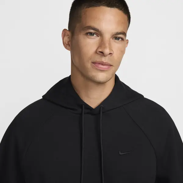 Nike Primary Fleece Dri-fit Uv Pullover Performance Hoodie - Black