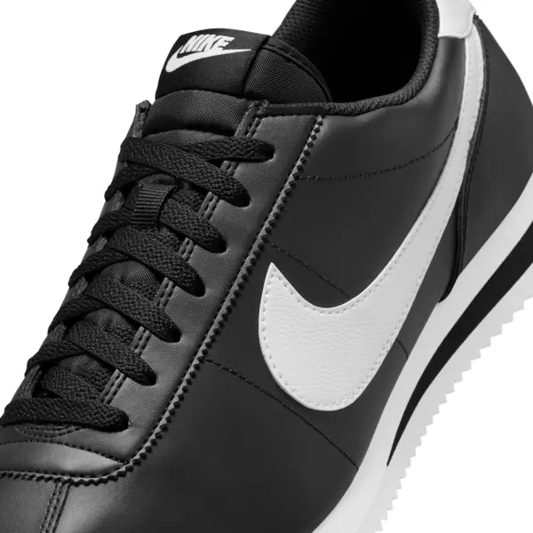 Nike Cortez Leather Sneakers - Black