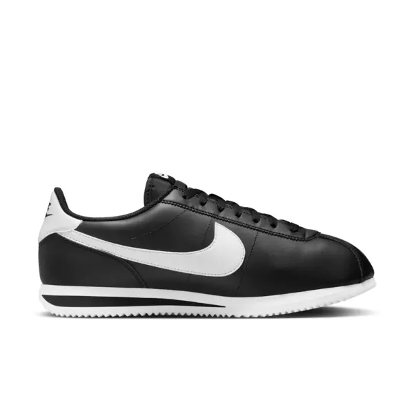 Nike Cortez Leather Sneakers - Black