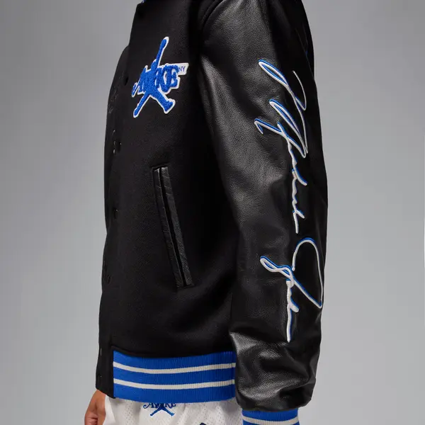 Jordan X Awake Ny Varsity Jacket - Black | Editorialist