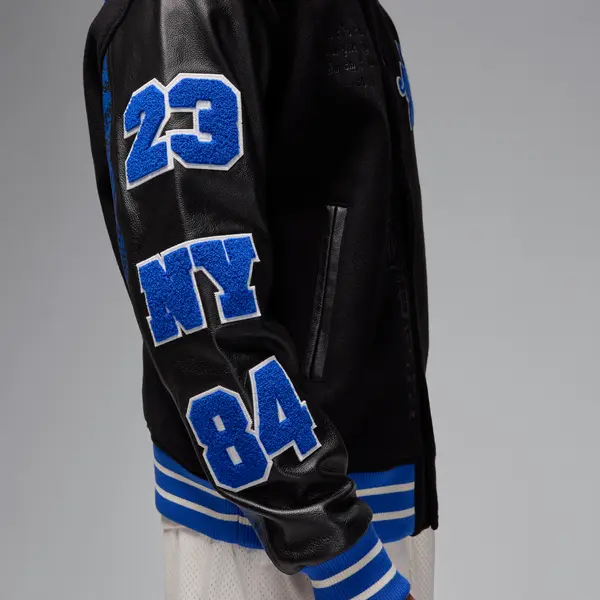 Jordan X Awake Ny Varsity Jacket - Black | Editorialist