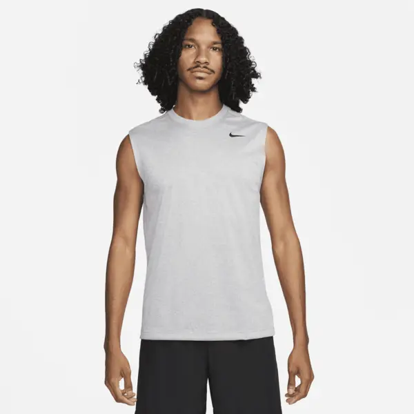 Nike Dri-fit Legend Sleeveless Fitness T-shirt - Grey