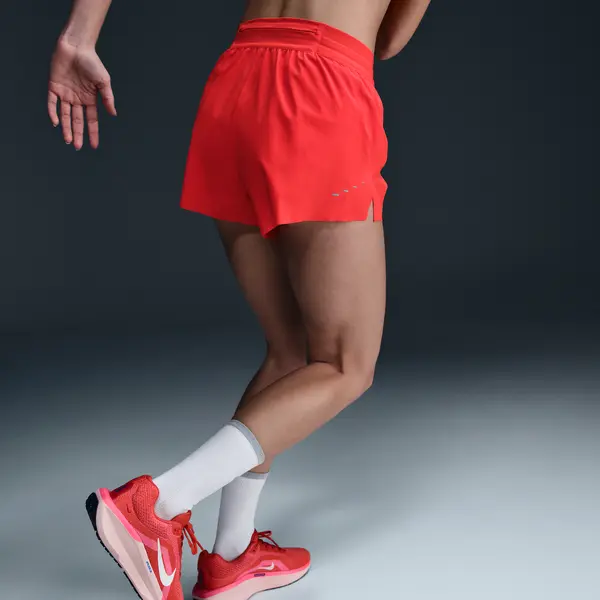 Nike Swift Dri-fit Mid-rise 2.5" Brief-lined Running Shorts - Red