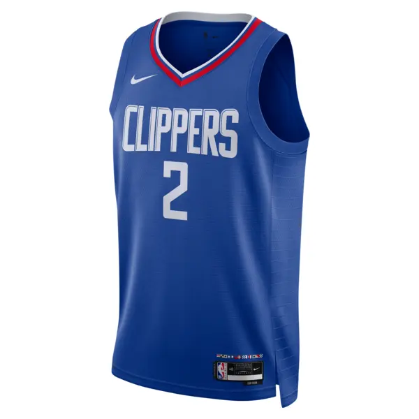 Nike La Clippers Icon Edition Dri-fit Nba Swingman Jersey - Blue