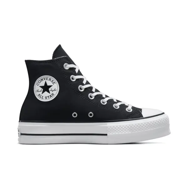 Nike Chuck Taylor All Star Lift Platform Canvas Sneakers - Black