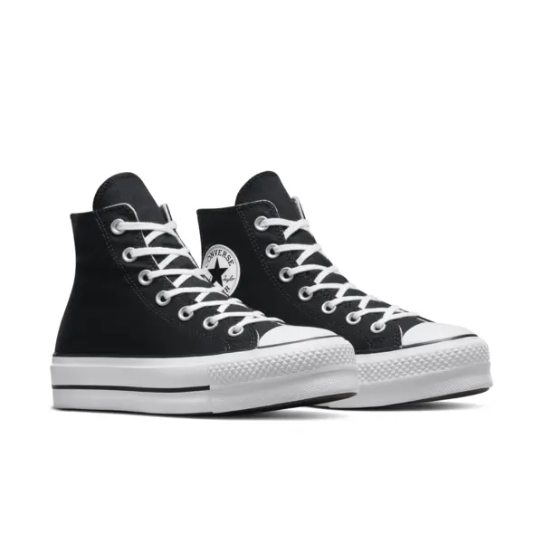 Nike Chuck Taylor All Star Lift Platform Canvas Sneakers - Black