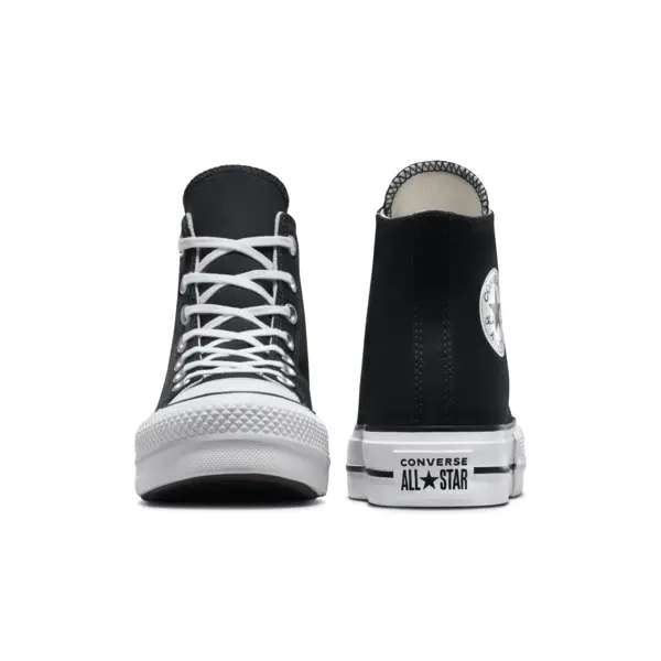 Nike Chuck Taylor All Star Lift Platform Canvas Sneakers - Black