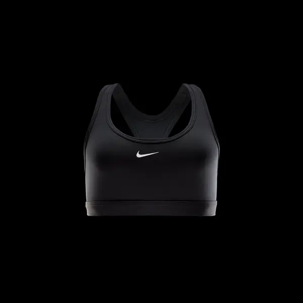Nike Swoosh Light Support Non-padded Sports Bra - Black
