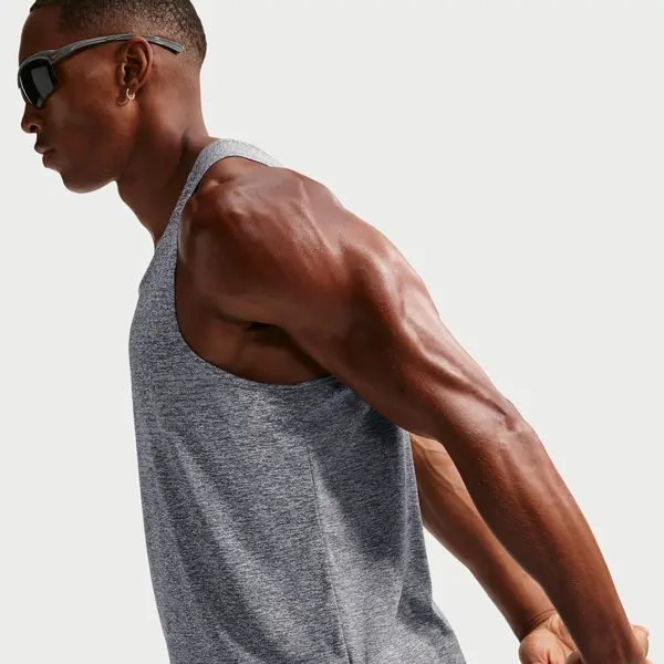 Nike Dri-fit Adv Stride Running Tank Top - Grey