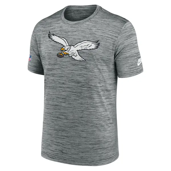 Nike Philadelphia Eagles Sideline Velocity Dri-fit Nfl T-shirt - Grey