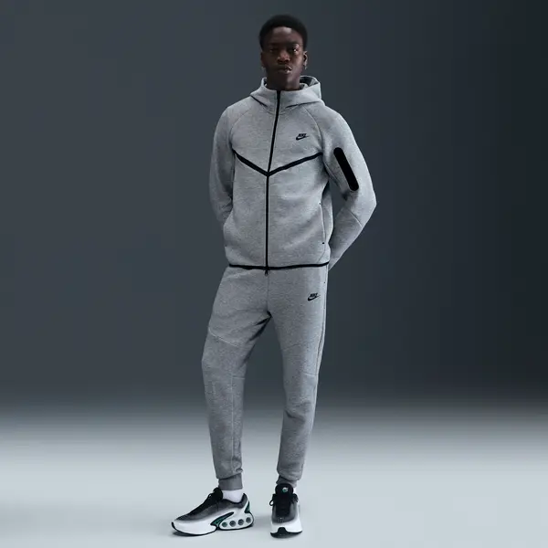 Nike Tech Fleece Windrunner Full-zip Jacket - Grey