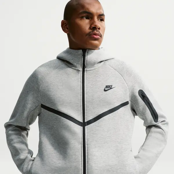 Nike Tech Fleece Windrunner Full-zip Jacket - Grey