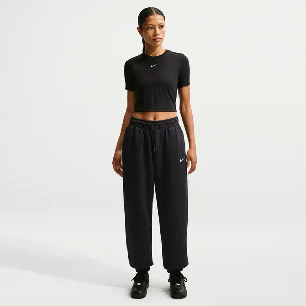Nike Sportswear Phoenix Fleece High-waisted Oversized Sweatpants - Black