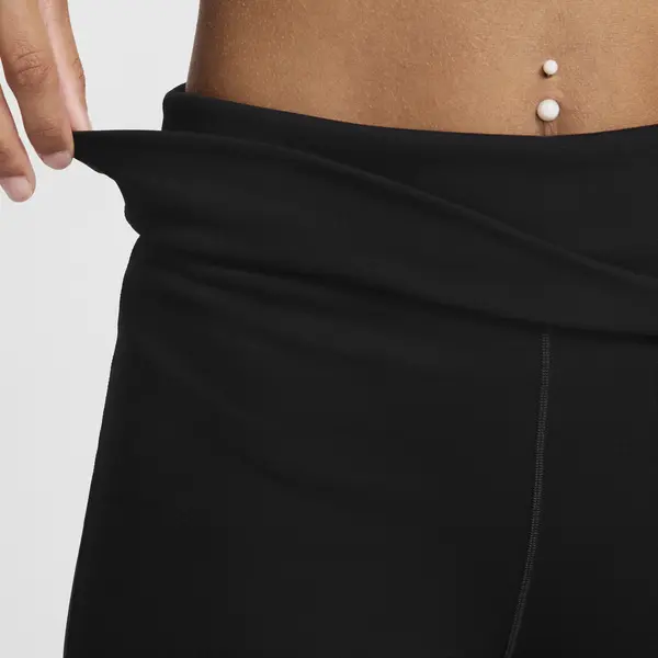 Nike Dri-fit High-waisted Fold-over Pants