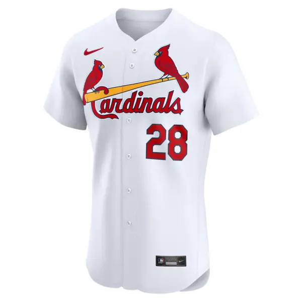 Nike Nolan Arenado St. Louis Cardinals Dri-fit Adv Mlb Elite Jersey - White