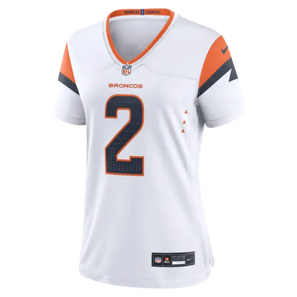 Nike Patrick Surtain Ii Denver Broncos Nfl Game Football Jersey - White