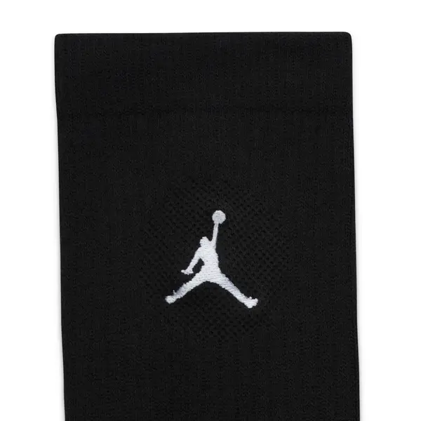 JORDAN Everyday Crew Socks 3 Pairs - Black
