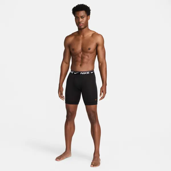 Nike Ultra Comfort Dri-fit Long Boxer Briefs - Black