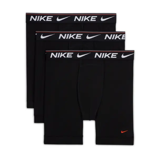 Nike Ultra Comfort Dri-fit Long Boxer Briefs - Black