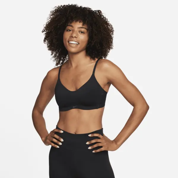 Nike Alate Minimalist Light-support Padded Sports Bra - Black