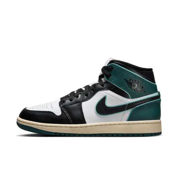 JORDAN 1 Mid Se "green Glow - White