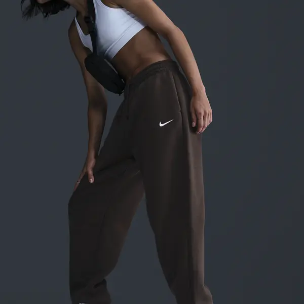 Nike Sportswear Phoenix Fleece High-waisted Oversized Sweatpants - Brown