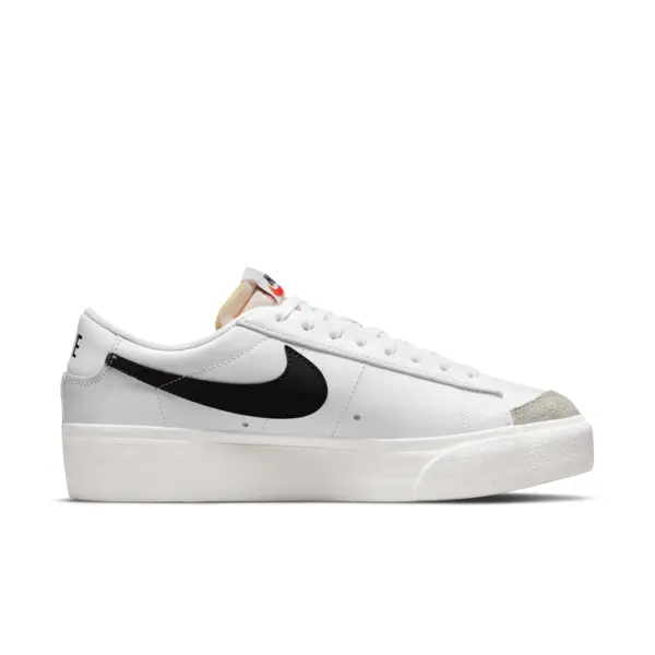 Nike Blazer Low Platform Leather Sneakers - White