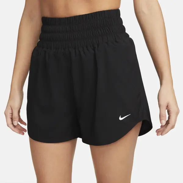 Nike One Dri-fit Ultra High-waisted 3" Brief-lined Shorts - Black