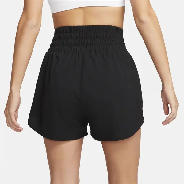Nike One Dri-fit Ultra High-waisted 3" Brief-lined Shorts - Black