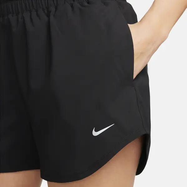 Nike One Dri-fit Ultra High-waisted 3" Brief-lined Shorts - Black