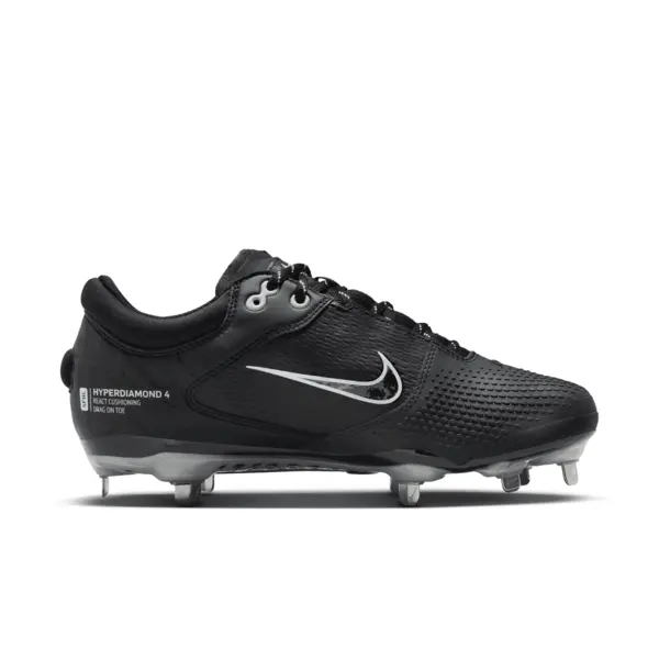 Nike Hyperdiamond 4 Elite Softball Cleats - Black