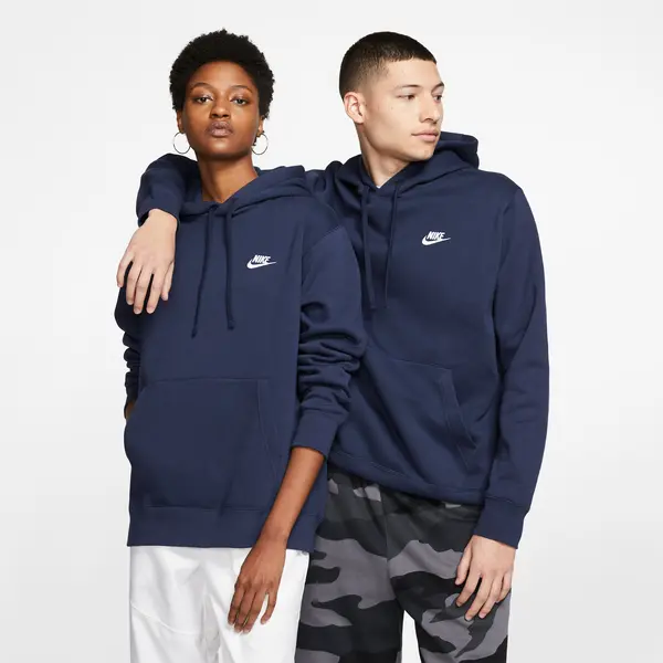 Nike Sportswear Club Fleece Pullover Hoodie - Blue