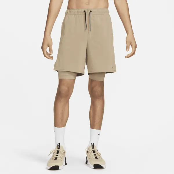 Nike Unlimited Dri-fit 7" 2-in-1 Versatile Shorts - Brown