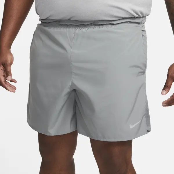 Nike Challenger Dri-fit 7" Brief-lined Running Shorts - Grey