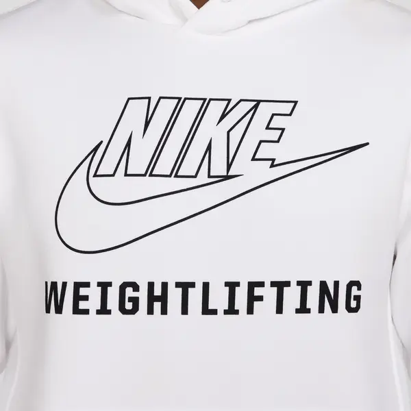 Nike Weightlifting Pullover Hoodie - White