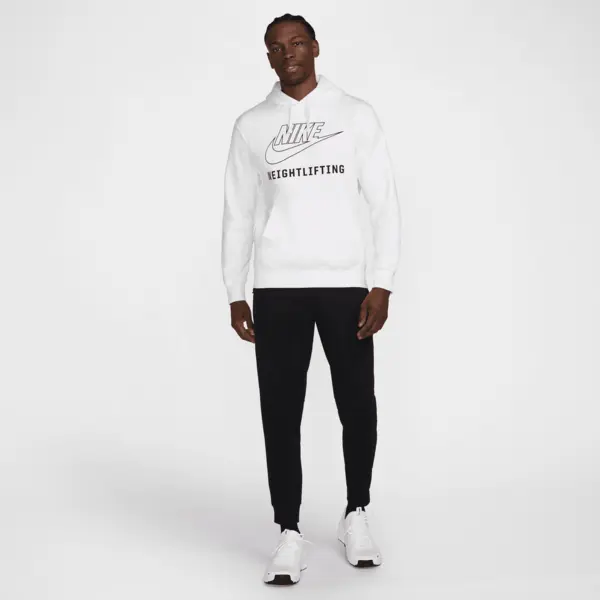Nike Weightlifting Pullover Hoodie - White