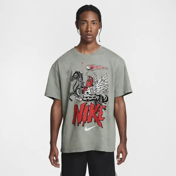 Nike Max90 Basketball T-shirt - Grey