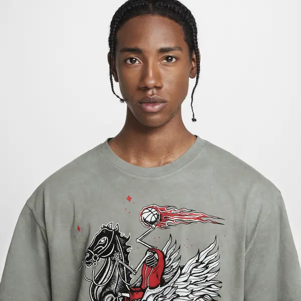 Nike Max90 Basketball T-shirt - Grey