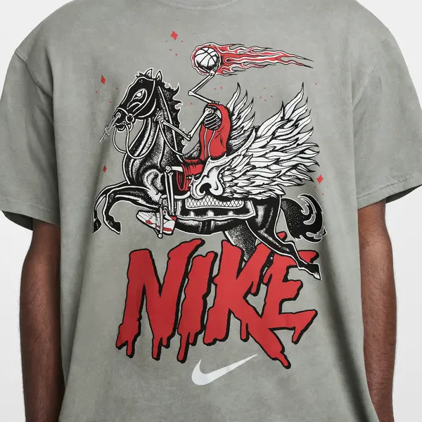 Nike Max90 Basketball T-shirt - Grey