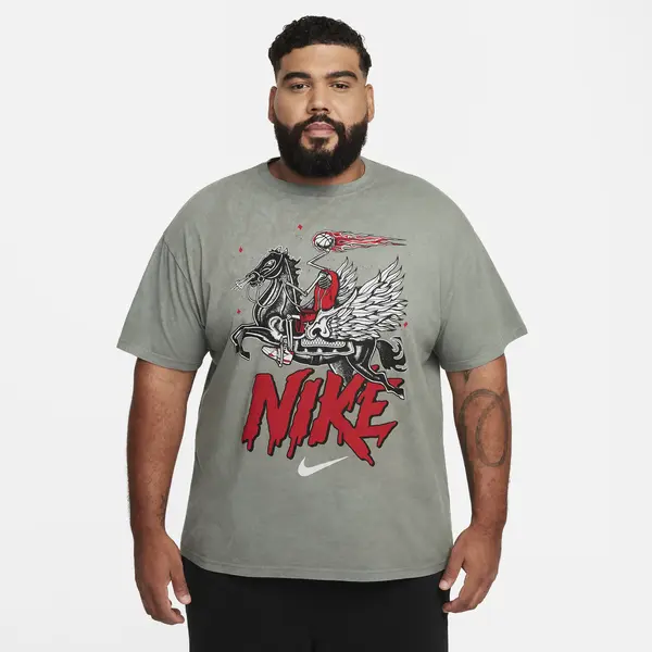 Nike Max90 Basketball T-shirt - Grey
