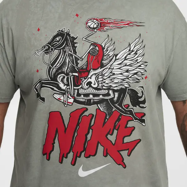 Nike Max90 Basketball T-shirt - Grey